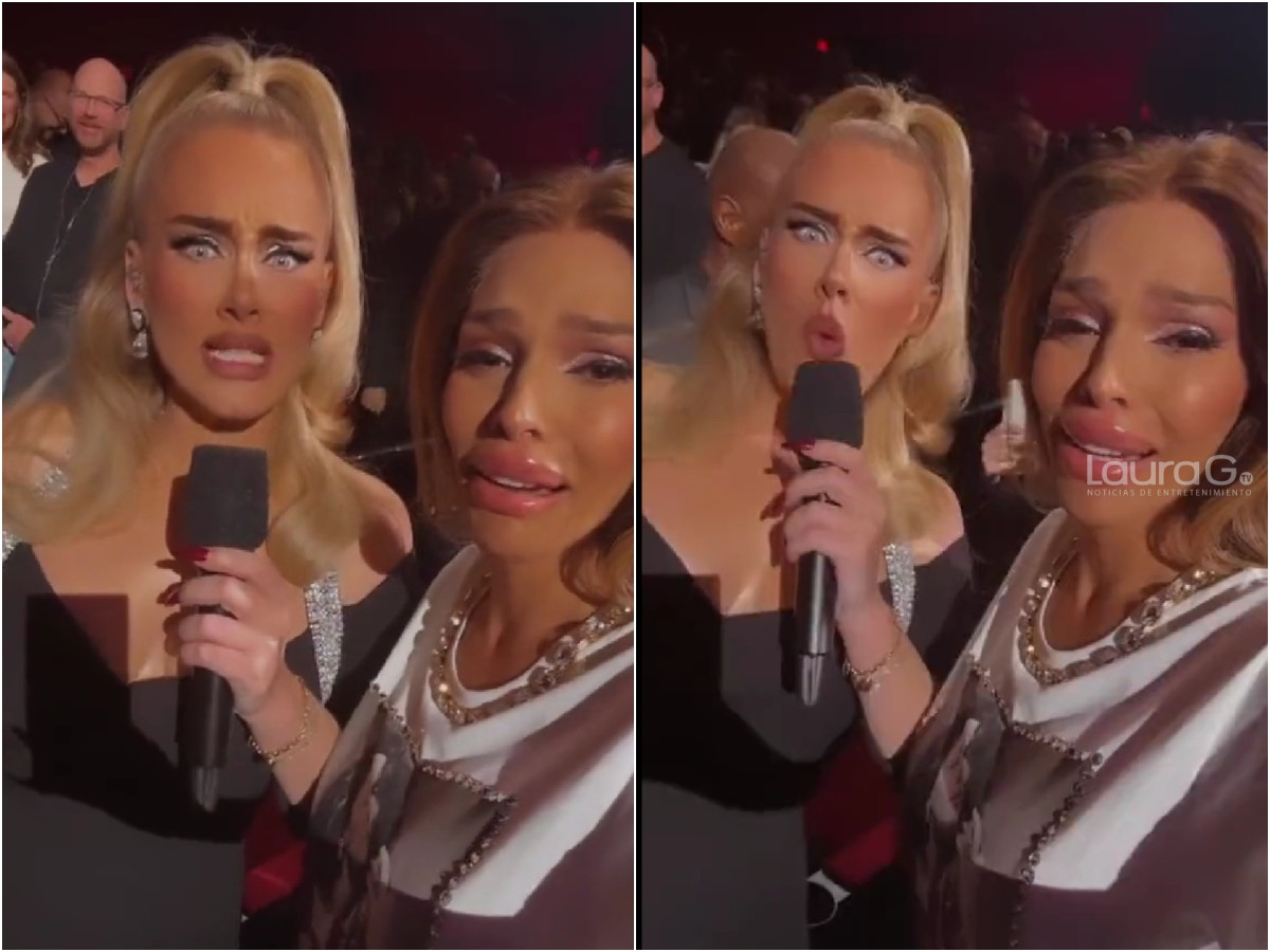Esta es la reacción de Adele al ver su rostro totalmente modificado por ...
