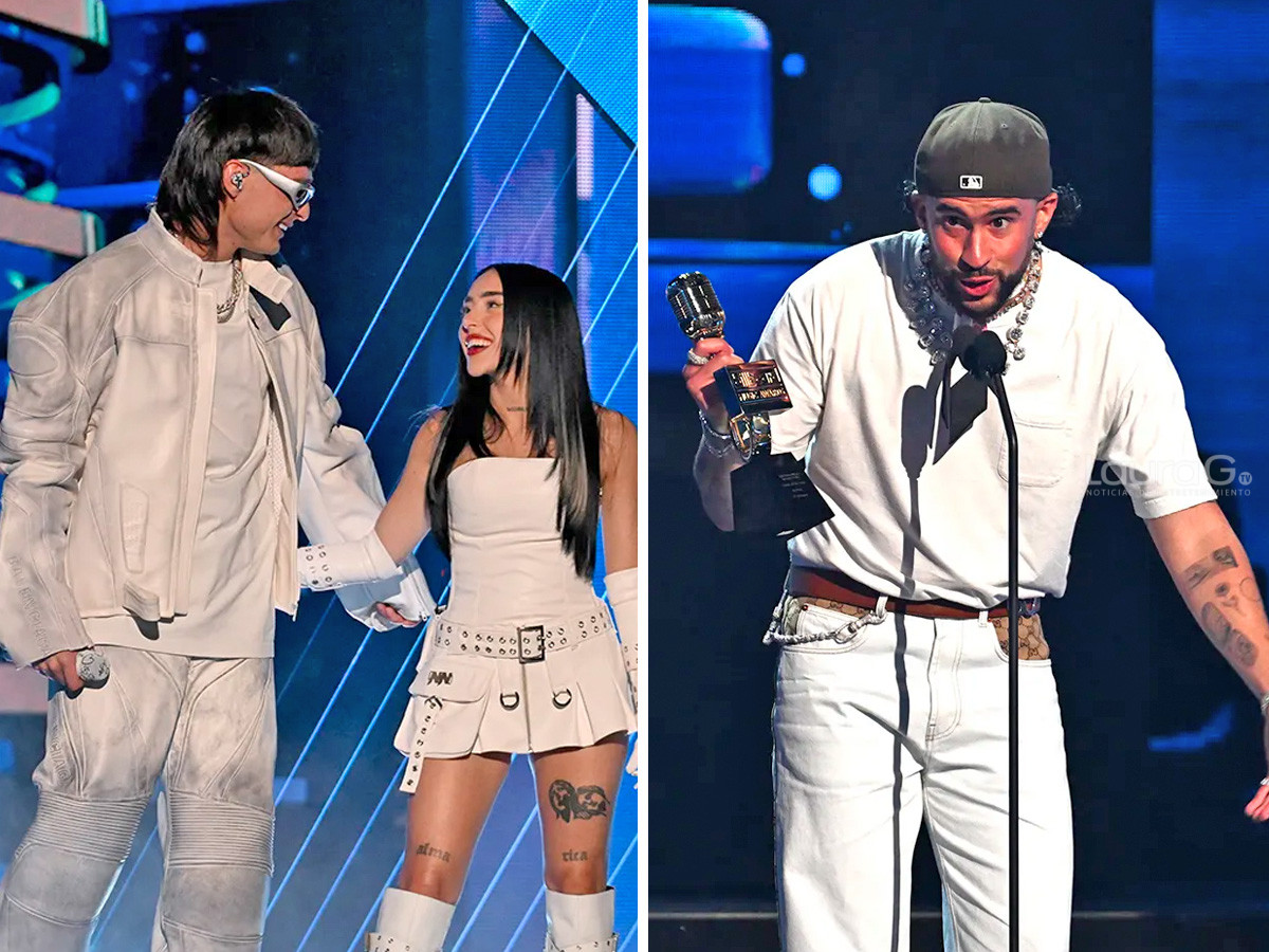 Peso Pluma y Bad Bunny brindan un espectáculo de estrellas en los ...